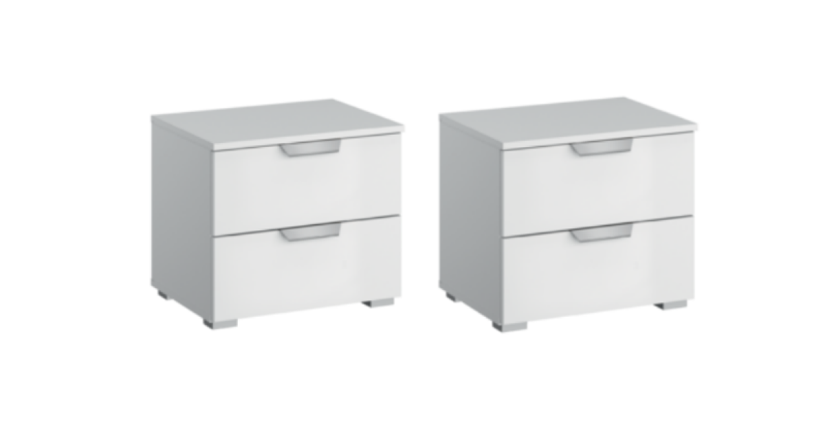 Set 2 noptiere ADITIO alb alpin 2 dw | Möbelhaus | Mobileaza-ti casa cu ...