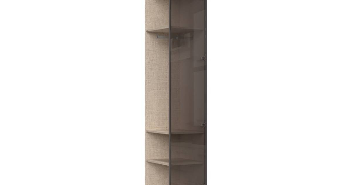 Extensie dulap cu o usa cu balamale OPERA 45x224x56cm casmir/ sticla ...